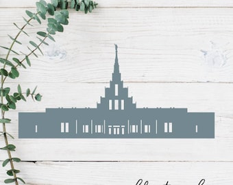 Gilbert Arizona LDS Temple Cut File Digital Download SVG | Etsy
