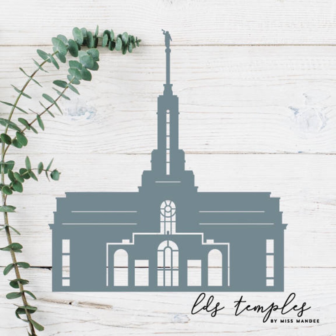 Mount Timpanogos, Utah LDS Temple Cut File - Digital Download - SVG ...