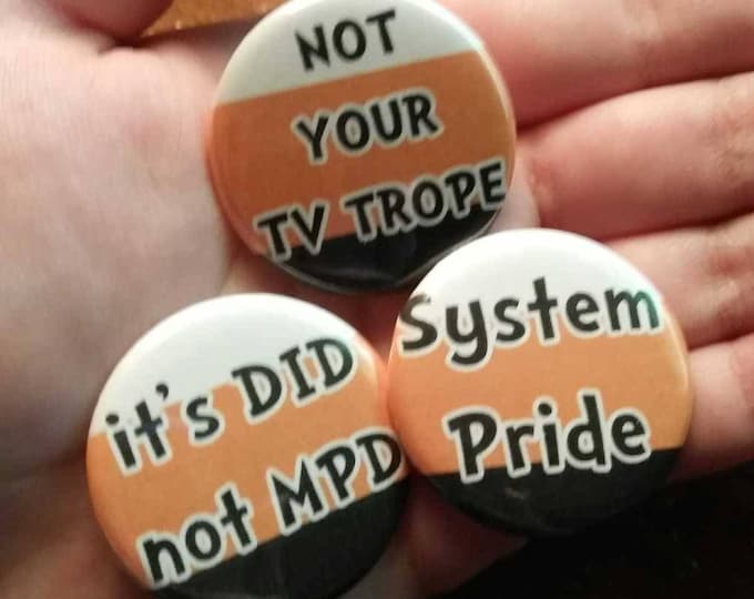 DID/OSDD System Pride Buttons! (FREE Awareness Ribbon With a Purchase ...
