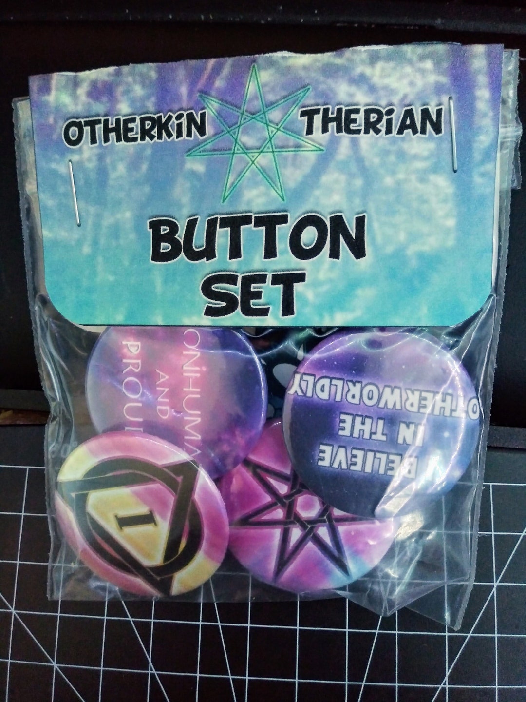 Otherkin/therian Button Set 5 Pack - Etsy