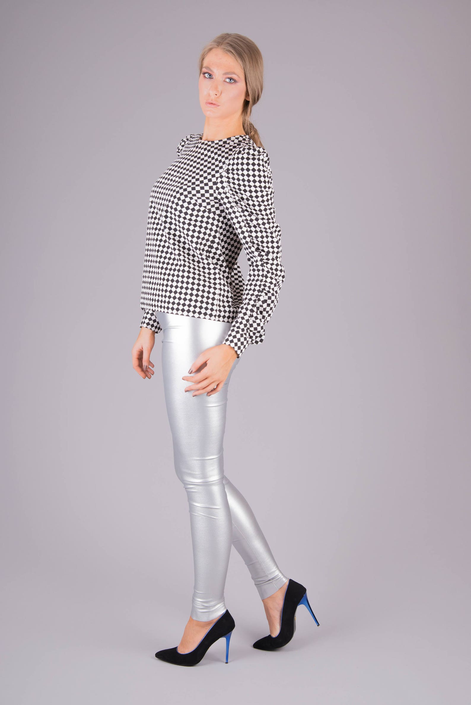 Silver Leggings, Women Leggings, Leggings Girls, Metalic Leggings ...