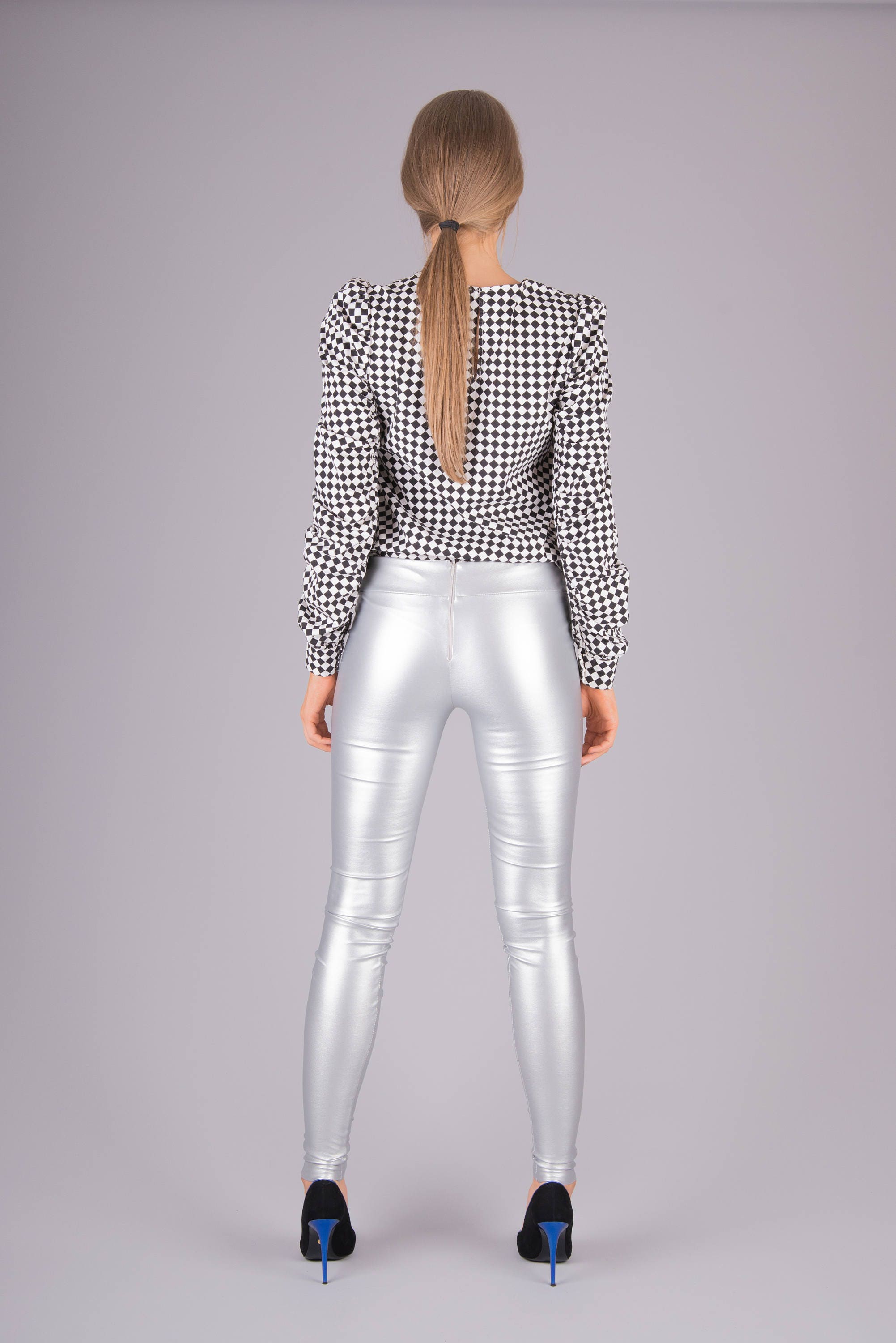 Silver Leggings, Women Leggings, Leggings Girls, Metalic Leggings ...