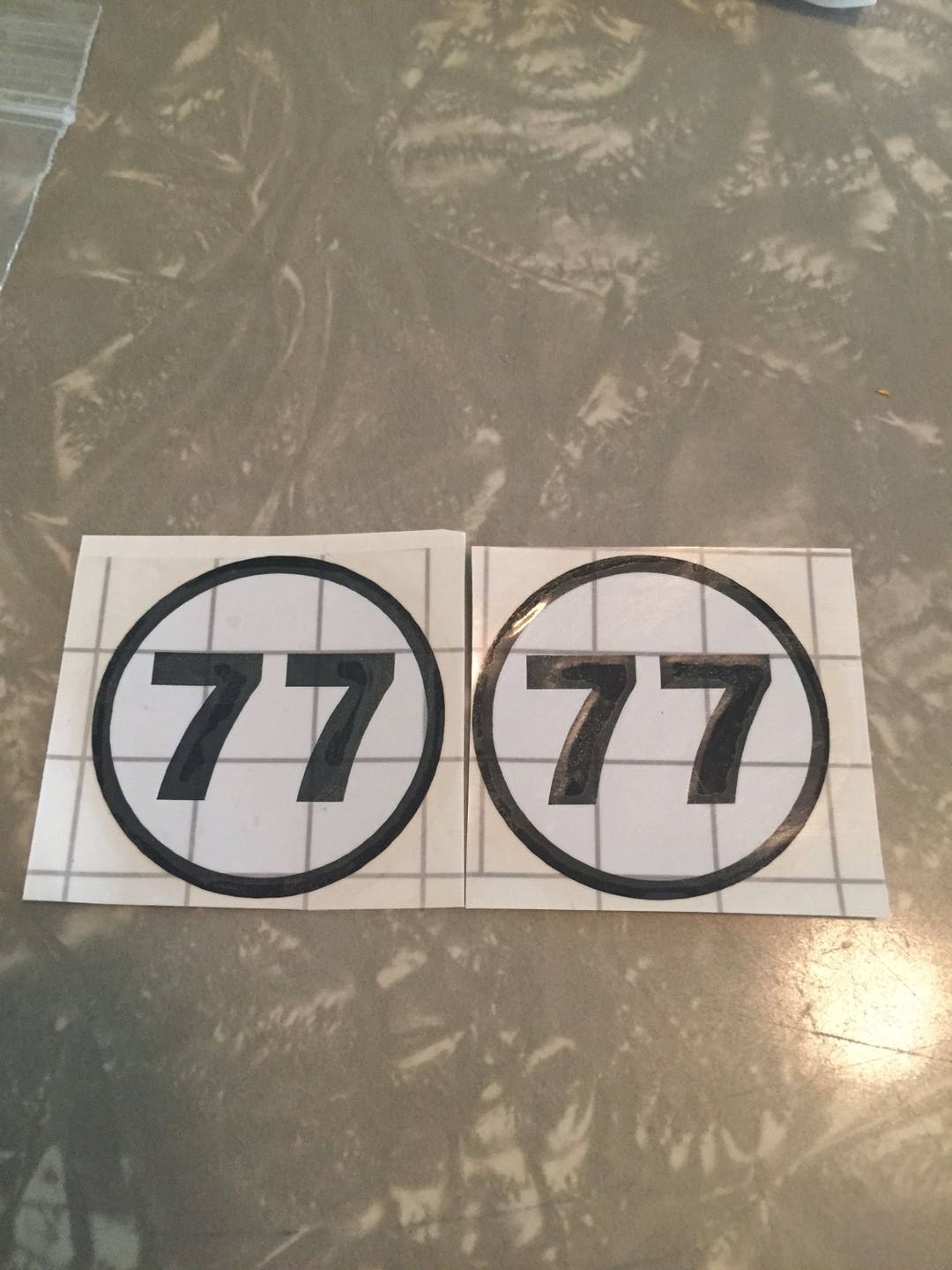 Set of 2 RC Car Racing Meatball Numbers Free Shipping on This - Etsy UK