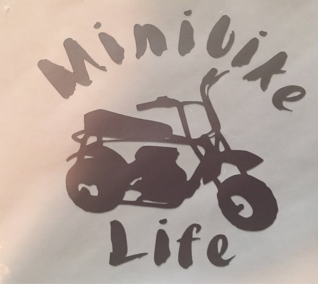Mini Bike Life, Minibike, Doodlebug Decal - Etsy