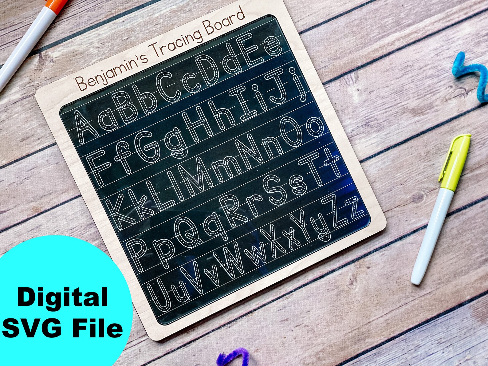 SVG FILE, Tracing Board & Holder SVG, Tracing Mat, Acrylic Tracing File ...