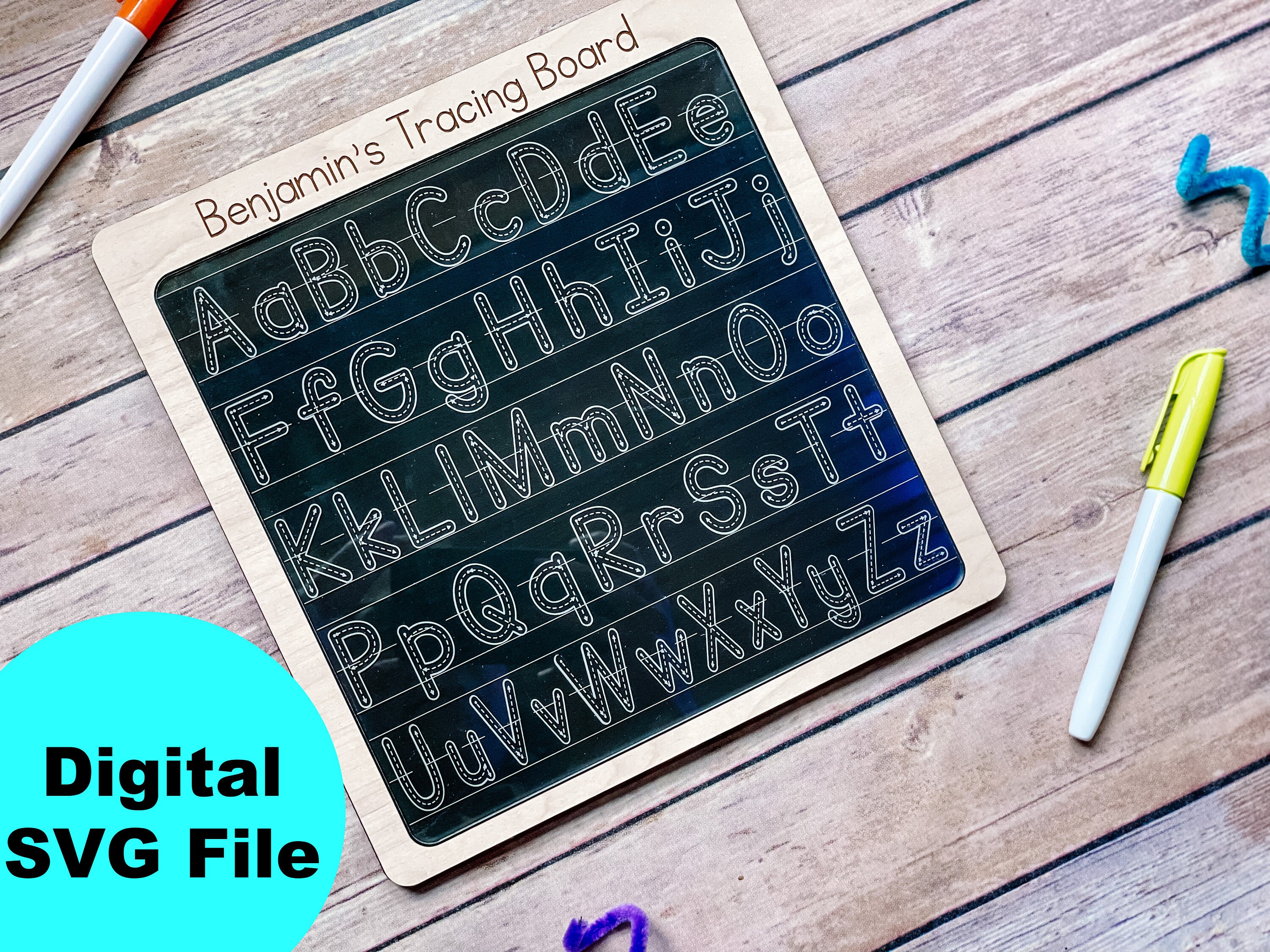 SVG FILE, Tracing Board & Holder SVG, Tracing Mat, Acrylic Tracing File ...