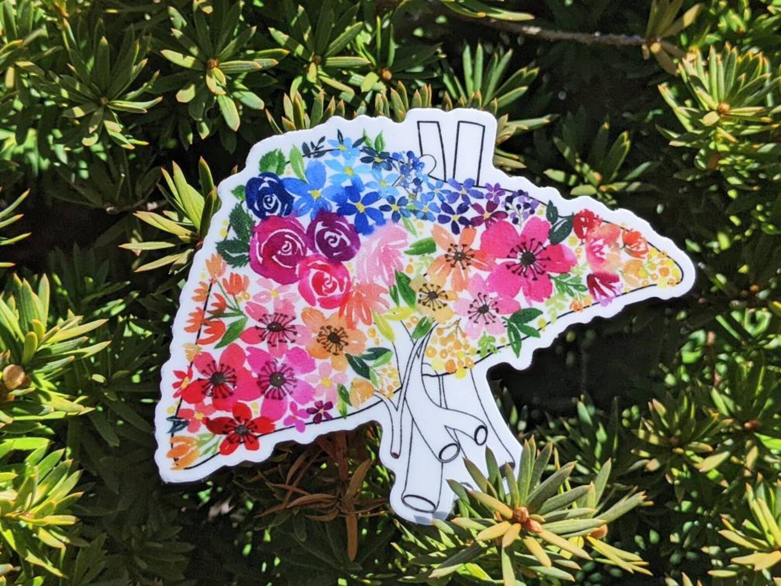 Anatomical Liver Flower Vinyl Sticker Laptop Sticker Nurses. - Etsy
