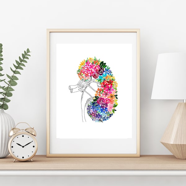 Floral Kidney - Etsy