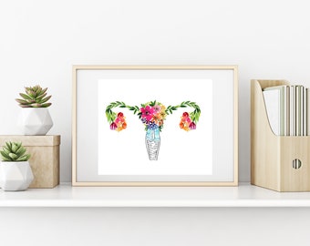Female Reproductive Art - Etsy