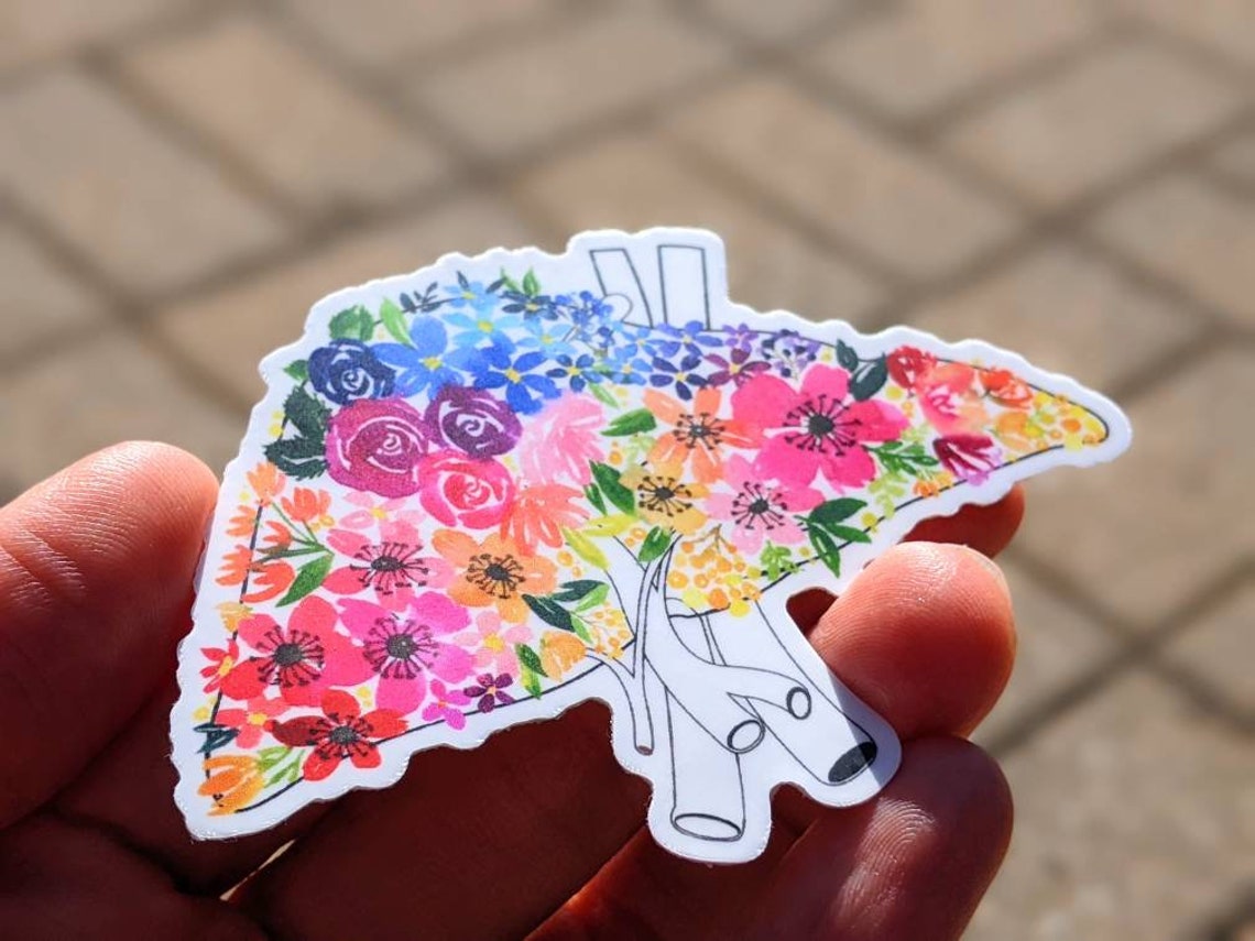 Anatomical Liver Flower Vinyl Sticker Laptop Sticker Nurses. - Etsy