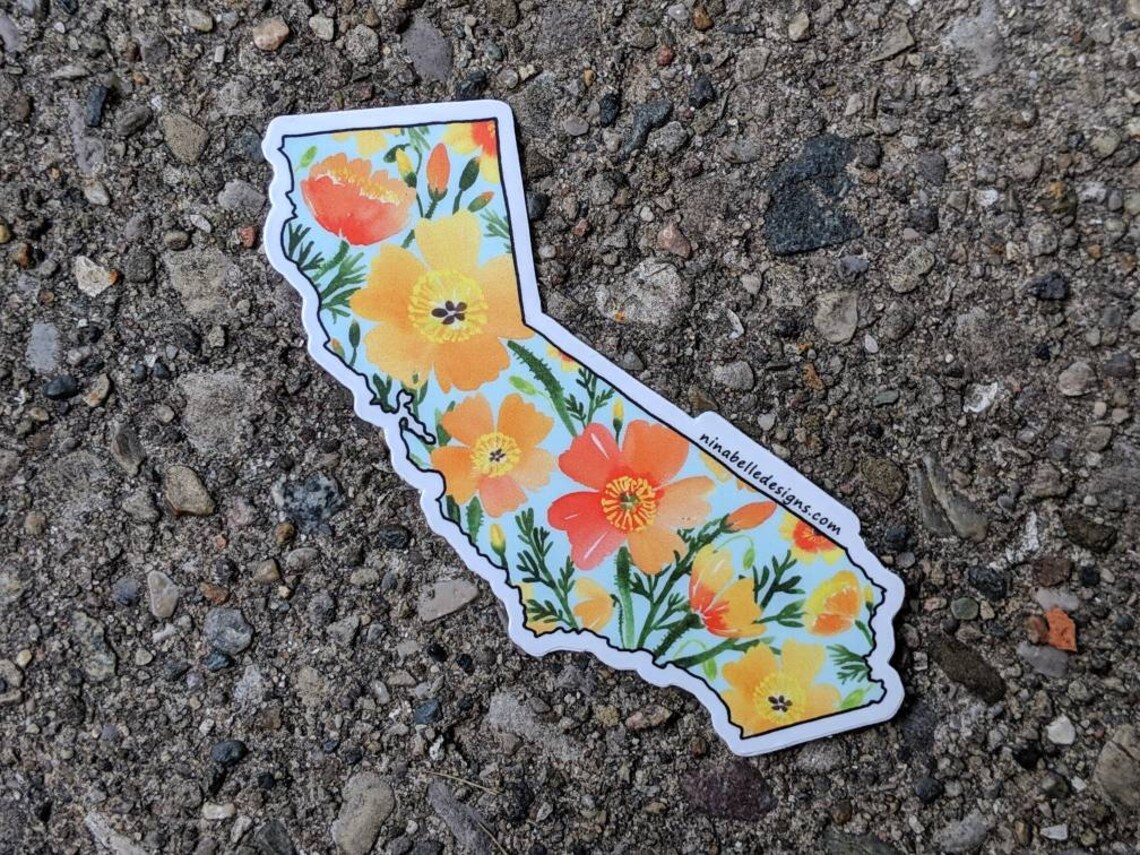 California Sticker. California Decal. California Vinyl - Etsy