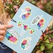 Anatomical Uterus Floral Vinyl Decal Sticker. Laptop Sticker. Nurse ...