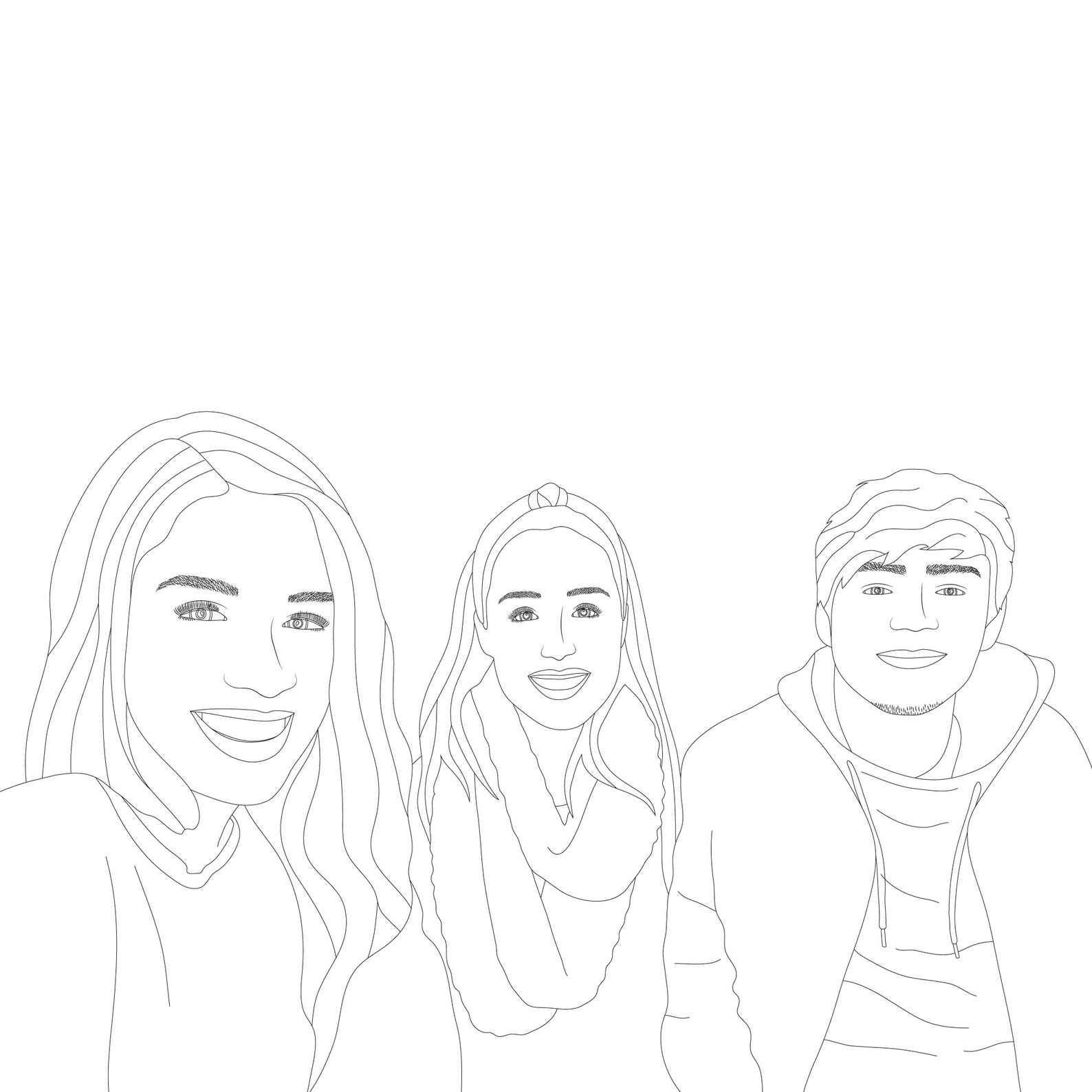 Custom Single Line Drawing, Minimalist Digital Portrait, Profile ...