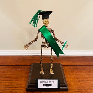 Graduation- Skeleton Party Trophy, Award or Centerpiece - Etsy