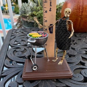 Grill Boss - Halloween Skeleton Party Trophy, Award or Centerpiece - Etsy