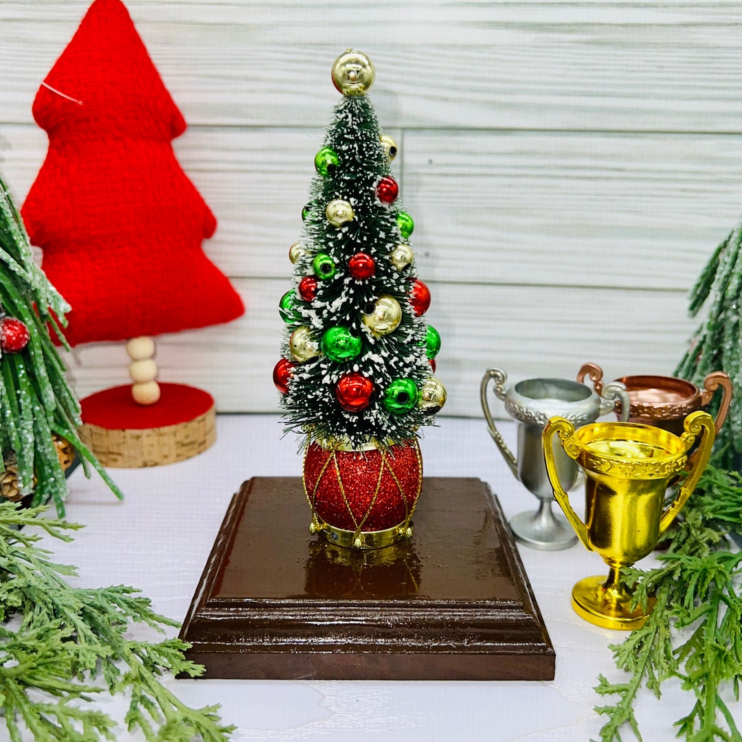 Christmas Tree Contest Winner - Gold/silver/bronze Trophy - Christmas ...