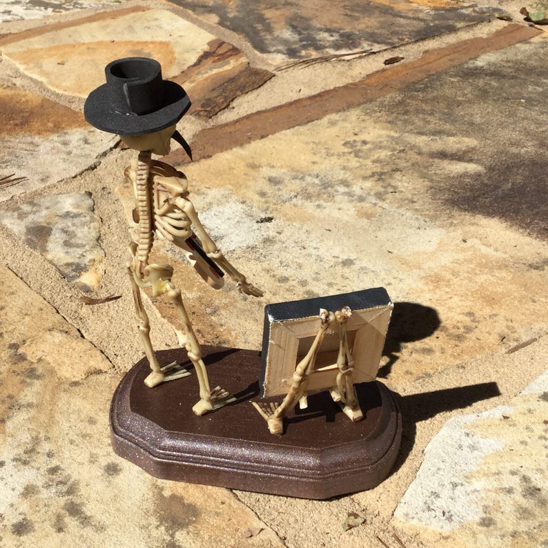 Most Creative Halloween Skeleton Trophy Award or Decoration - Etsy