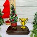 Christmas Tree Contest Winner - Gold/silver/bronze Trophy - Christmas ...