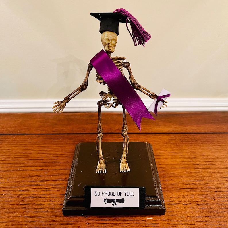 Graduation Skeleton Party Trophy Award or Centerpiece - Etsy