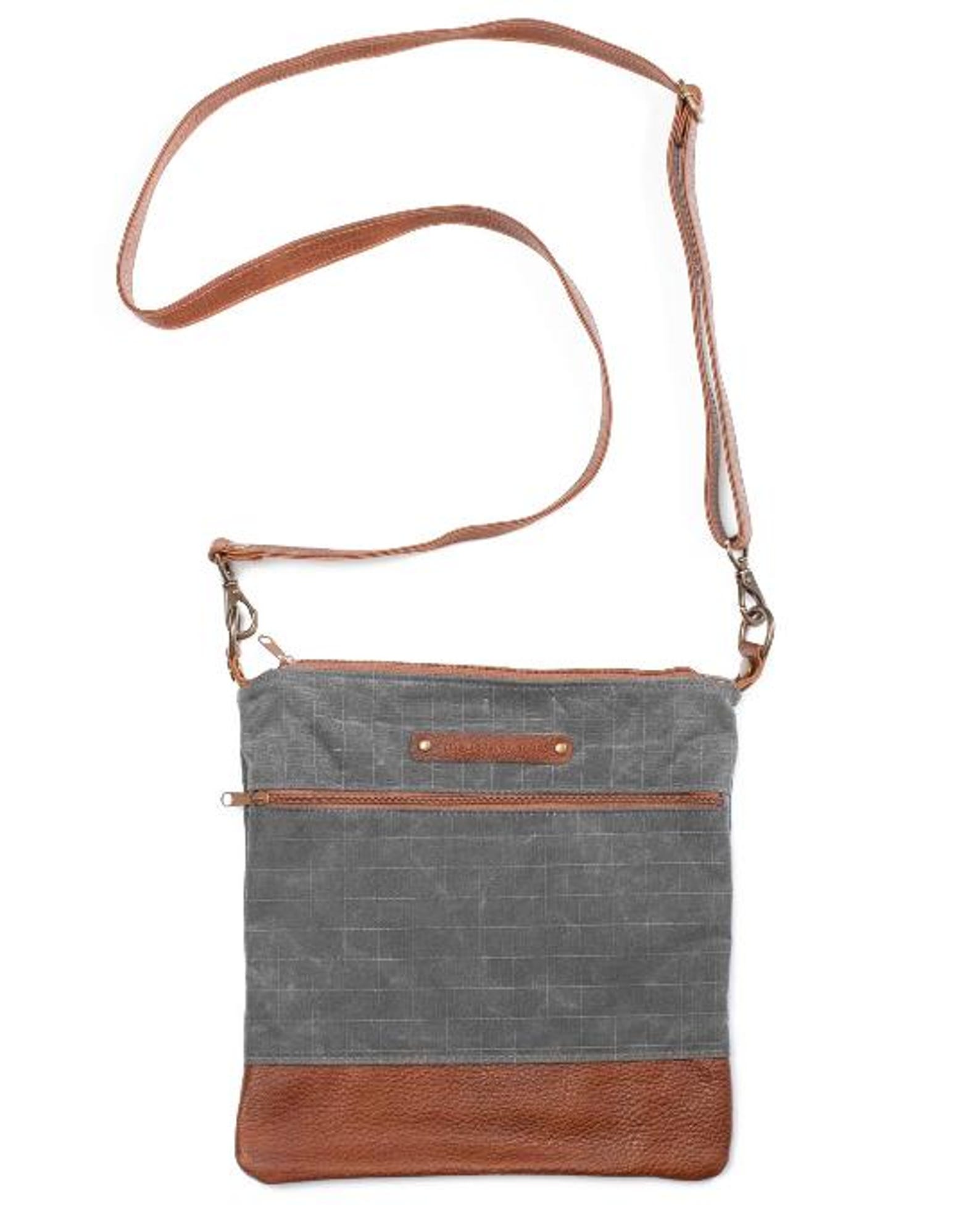 Waxed Canvas Ellis River Crossbody Bag - Etsy
