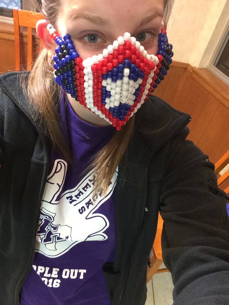 Captain America Kandi Mask - Etsy