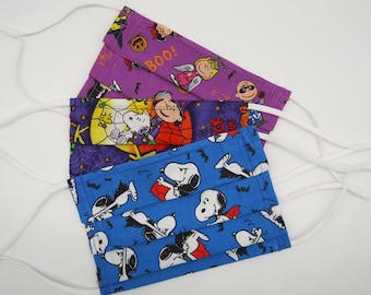 Snoopy Halloween Face Mask - Etsy