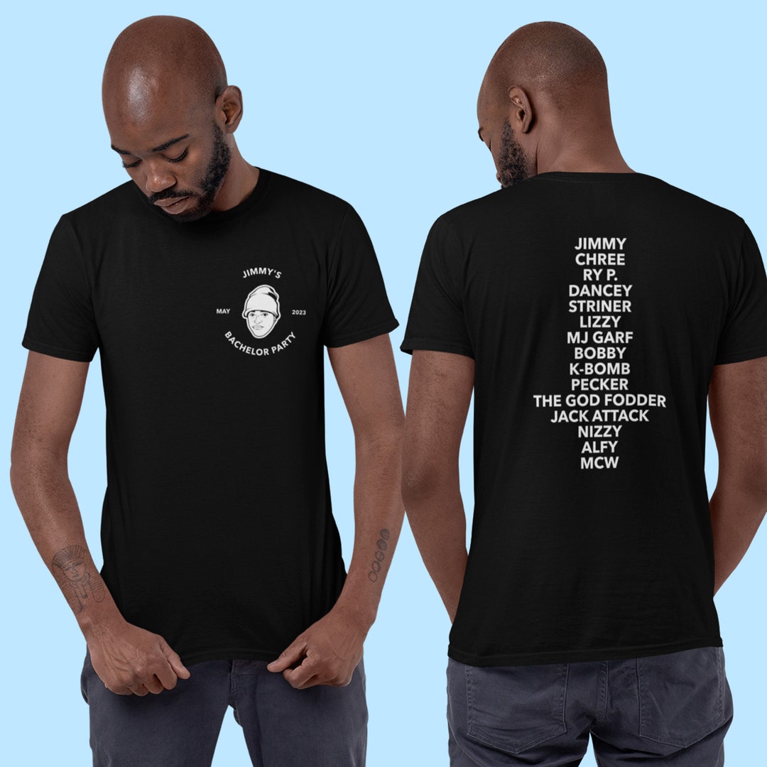 Bachelor Party Shirts Customized With the Groom's Full Face and ...