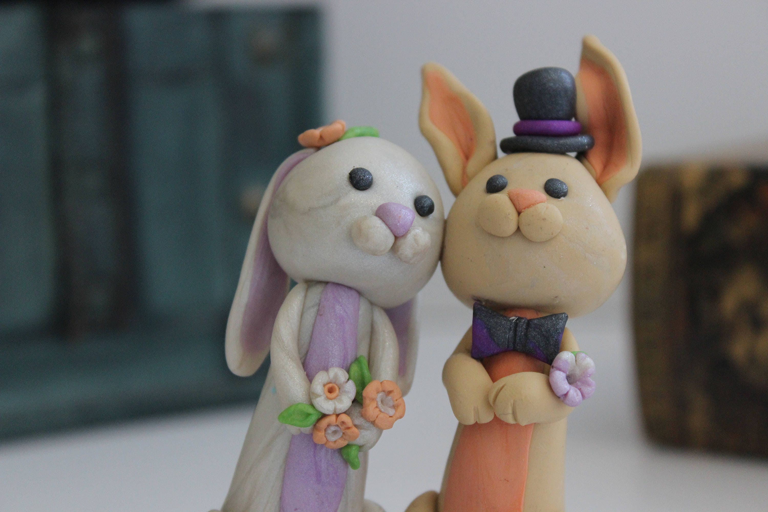 Bunny Cake Topperpersonalized Keepsake Wedding - Etsy