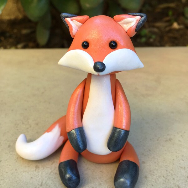 Clay Fox - Etsy