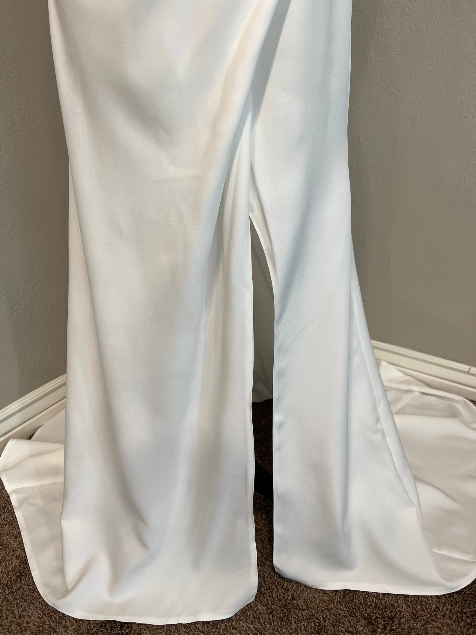 Soft Satin Simple Gown - Etsy