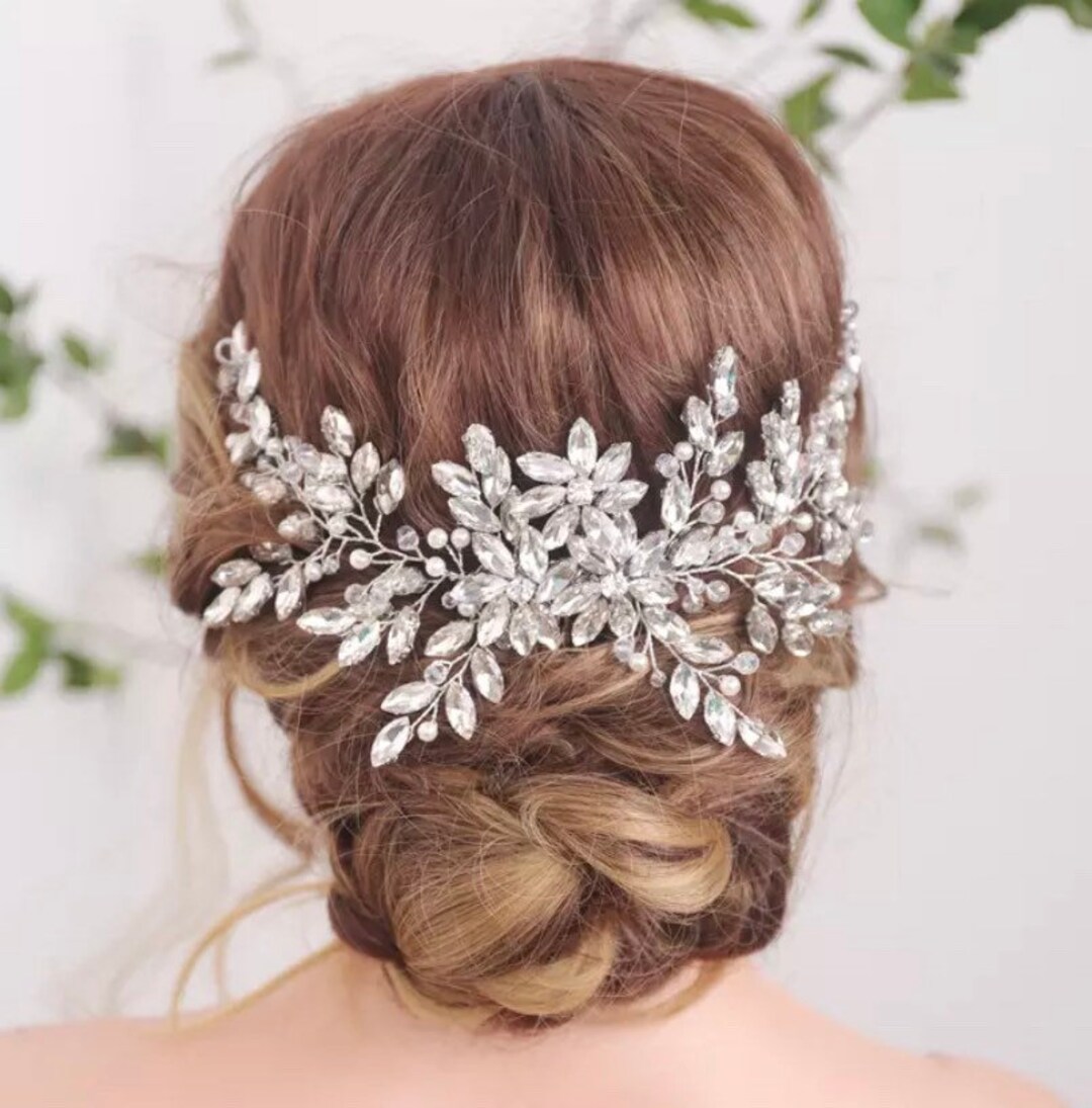 IN STOCK! Large Rhinestone Headpiece - Etsy