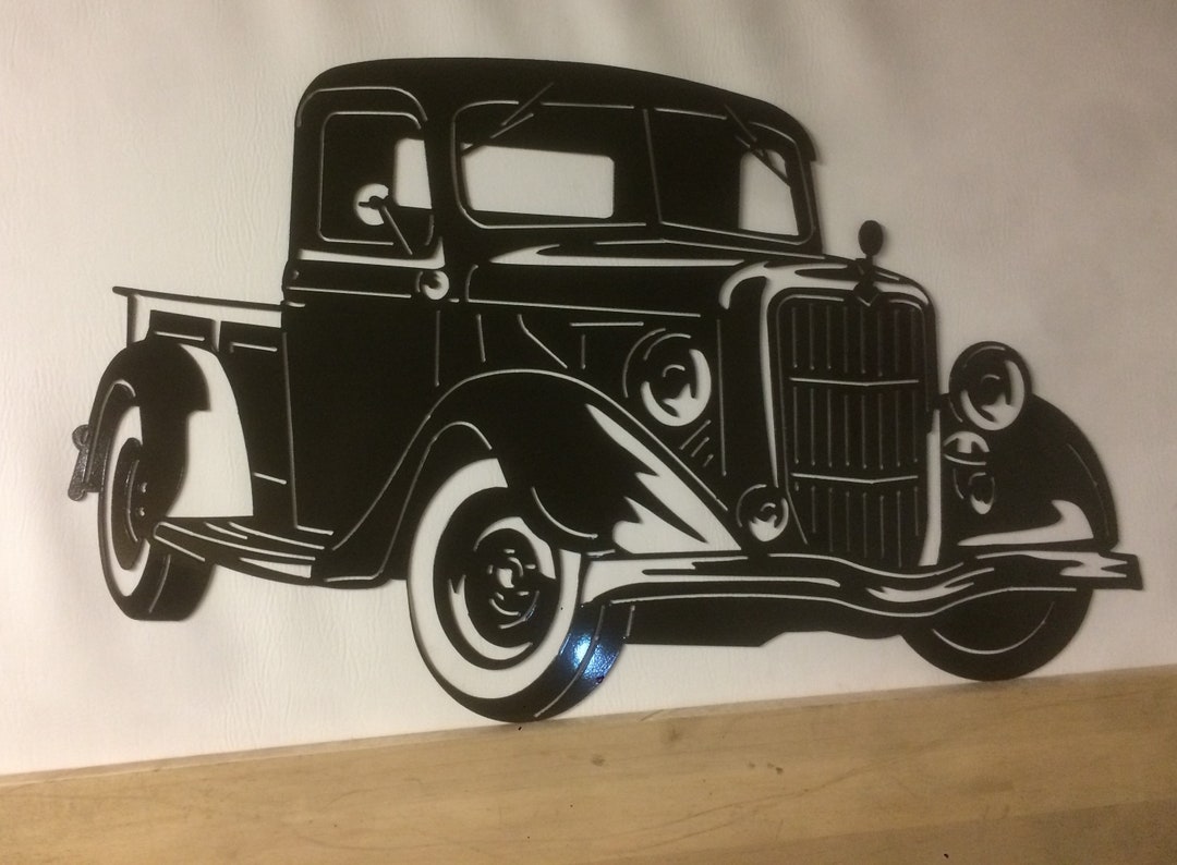 Wall Art, Metal, Car Silhouettes, Custom, Muscle, Art, Car Guy Gifts ...