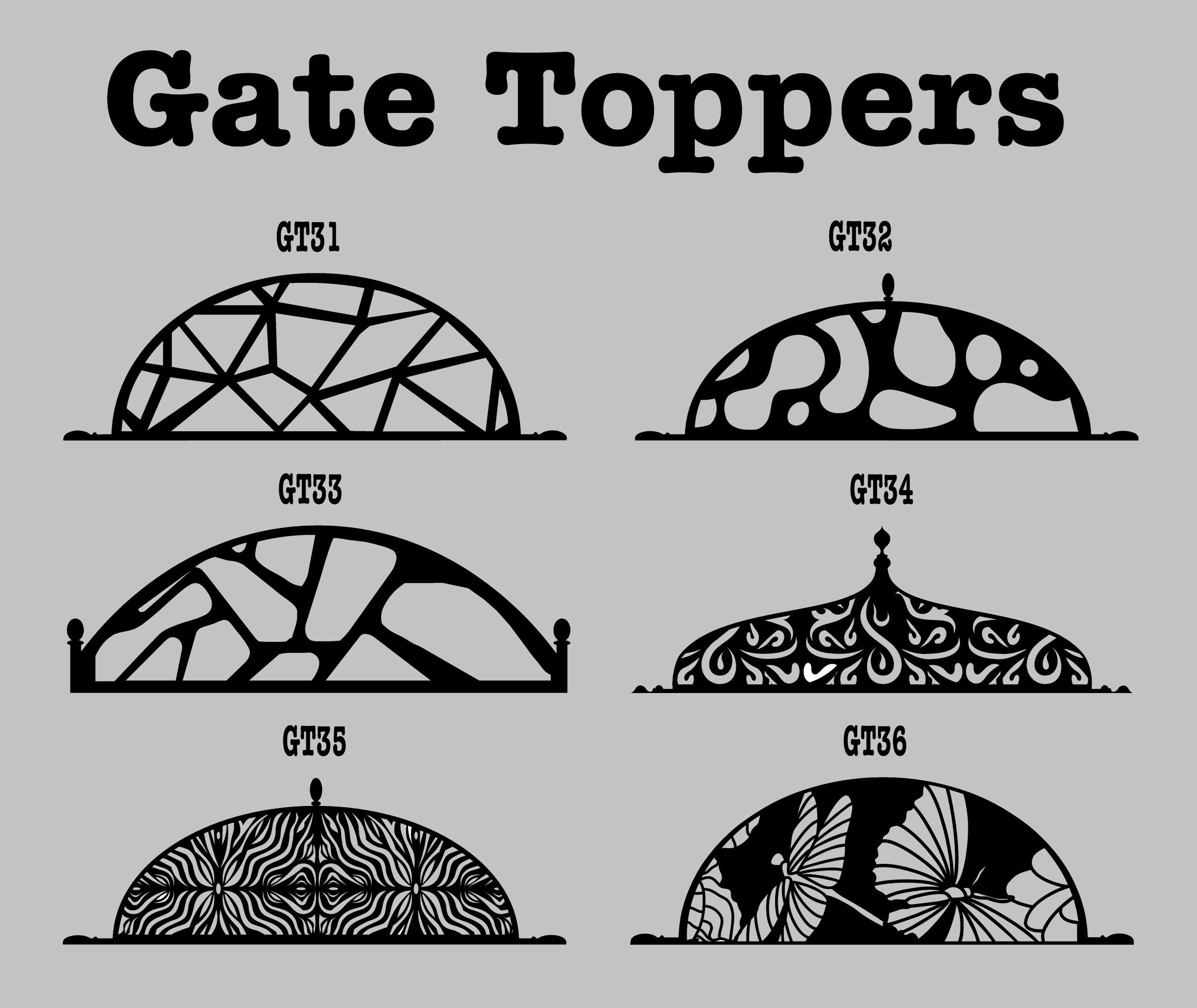 Gate Toppers Metal Powder Coated - Etsy Canada