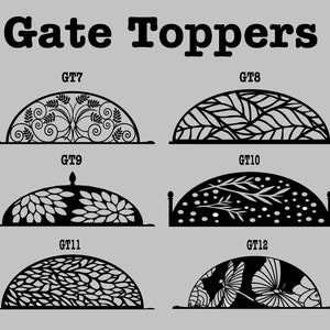 Gate Toppers Metal Powder Coated - Etsy Canada