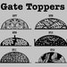 Gate Toppers Metal Powder Coated - Etsy Canada