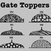 Gate Toppers Metal Powder Coated - Etsy Canada