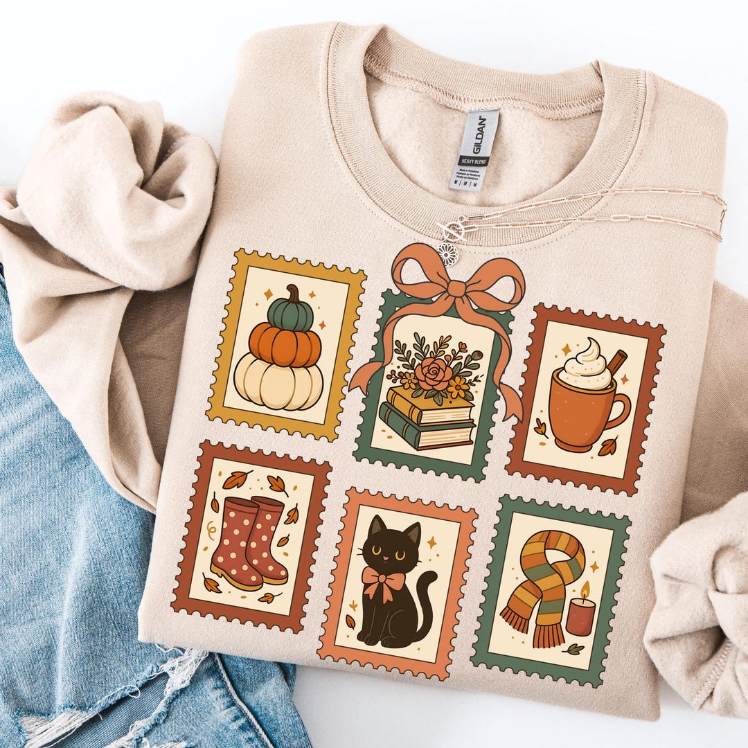 Fall Stamp Png, Girly Fall Png, Autumn Sublimation Digital Download ...
