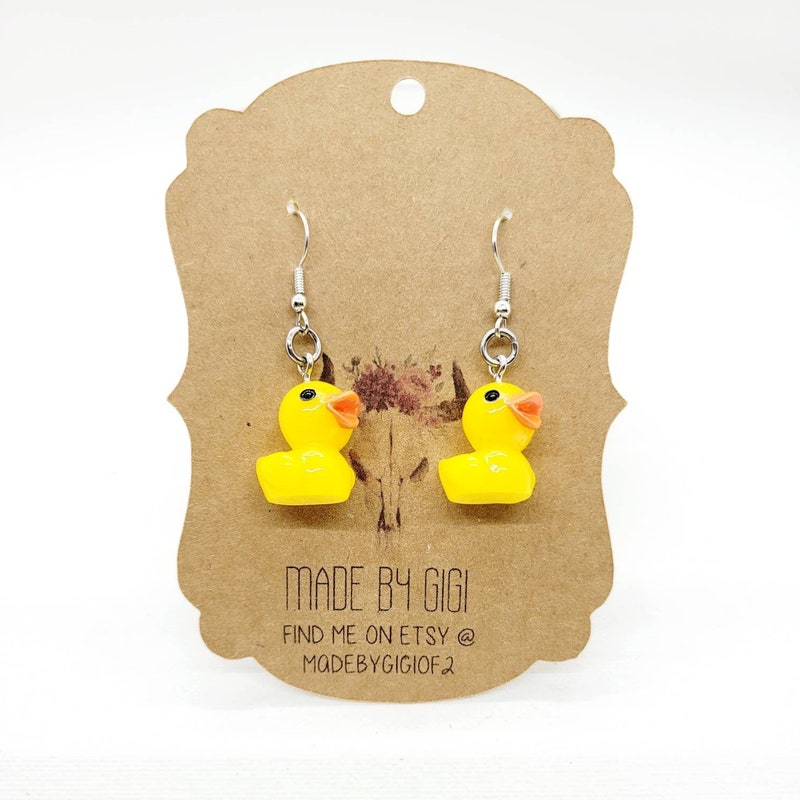 Duck Earrings - Etsy