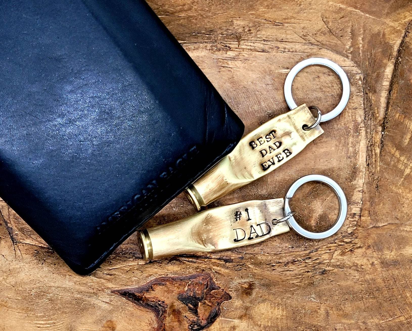 Custom Dad keychain bullet keychain jewelry keychain for | Etsy