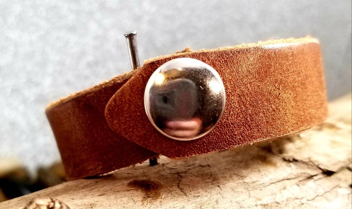 Custom Leather Cuff Bracelets / Dont Just Exist.... Live, Mens Women's ...