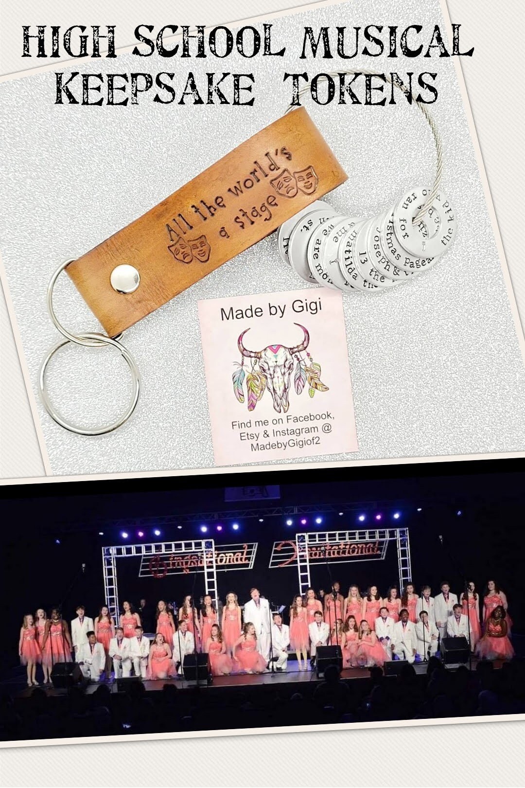 All the Worlds a Stage Musical Theater Tokens Theater Student | Etsy