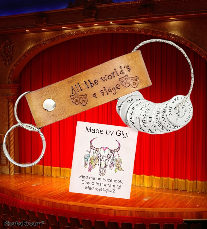 All the Worlds a Stage Musical Theater Tokens Theater Student | Etsy