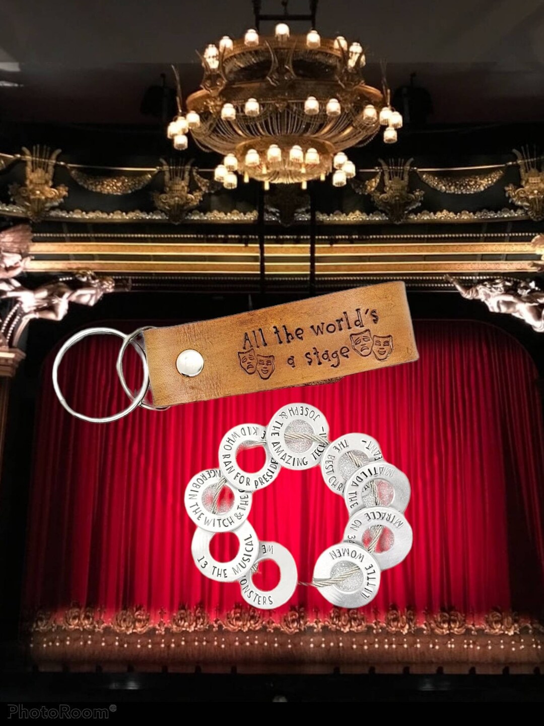 All the Worlds a Stage Musical Theater Tokens, Theater Student Gift ...