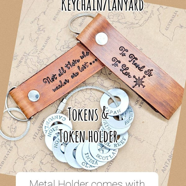 Travel Keychain - Etsy