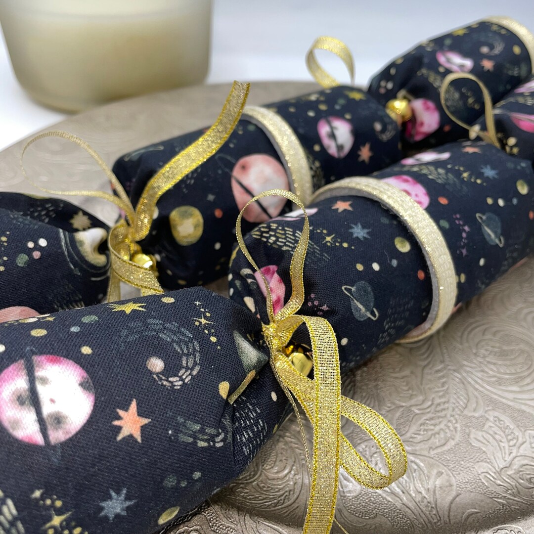 Planets Galaxy Space Themed Fabric Reusable Crackers Set of - Etsy