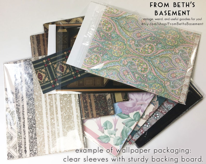 Designer Wallpaper Sample Pack - Eclectic Deco Backgrounds Mix - Etsy