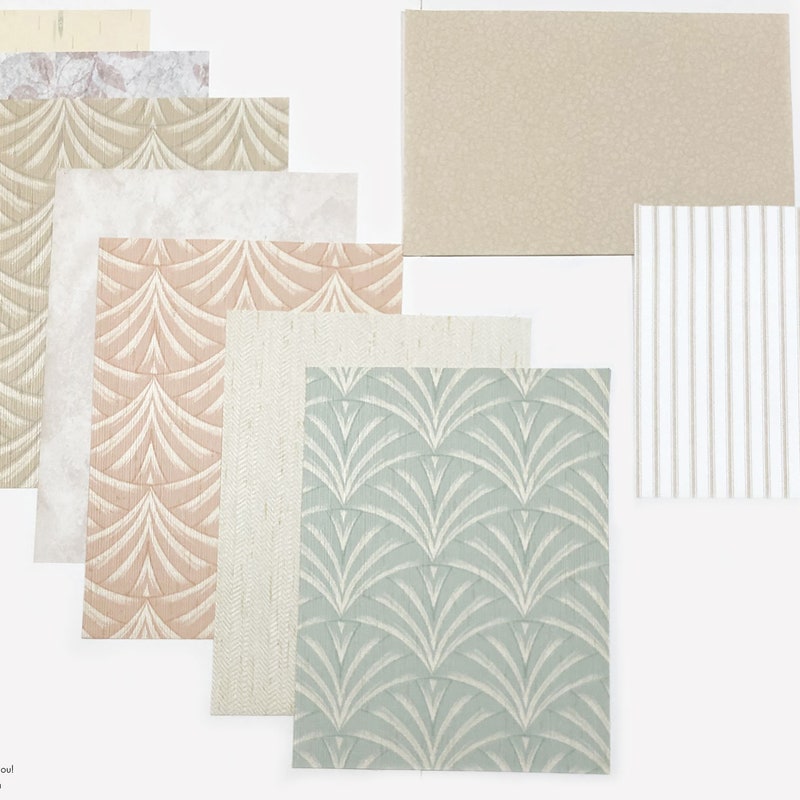 Vintage Sample Wallpaper - Etsy