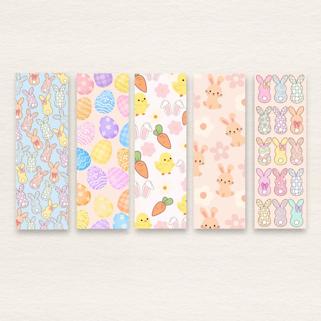 Easter Bookmarks, Peep Bookmarks, Gift for Book Lover, Gift for Readers ...