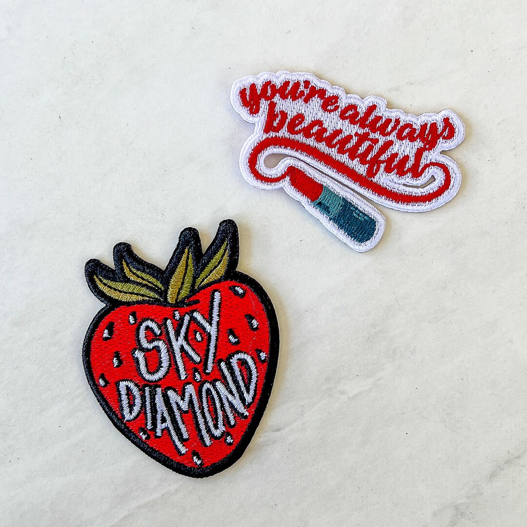 The Hating Game Iron-on Patches | Sally Thorne-inspired Embroidered Patches | Sky Diamond Farms ...