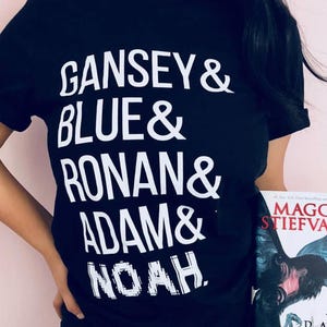 The Raven Boys - the Raven Cycle T Shirt - Maggie Stiefvater - Richard ...